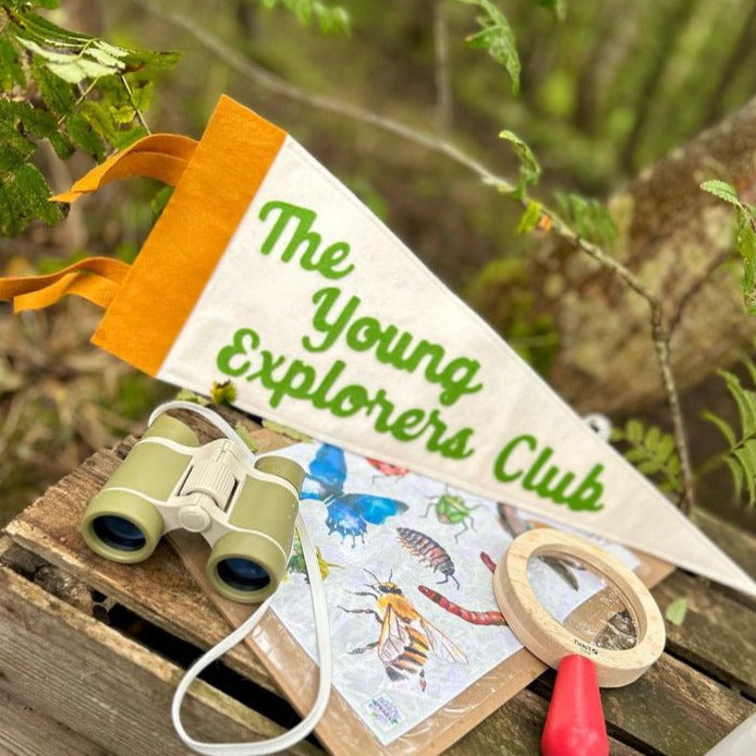 Extra Large Custom Pennant - Cursive Font – Arnold & the Caterpillar